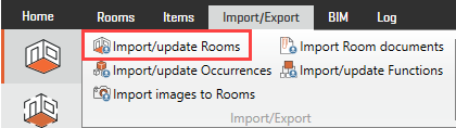 Import and Update Rooms from MS Excel